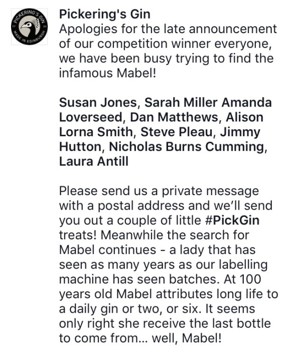 Mourning Mabel | Gin A Ding Ding