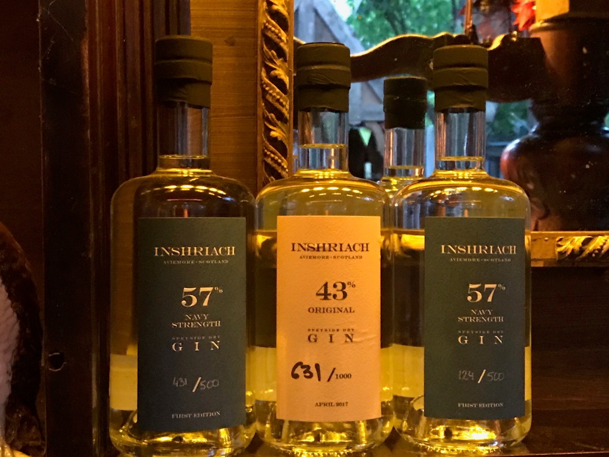 Inshriach Gin; Original and Navy Strength | Gin A Ding Ding